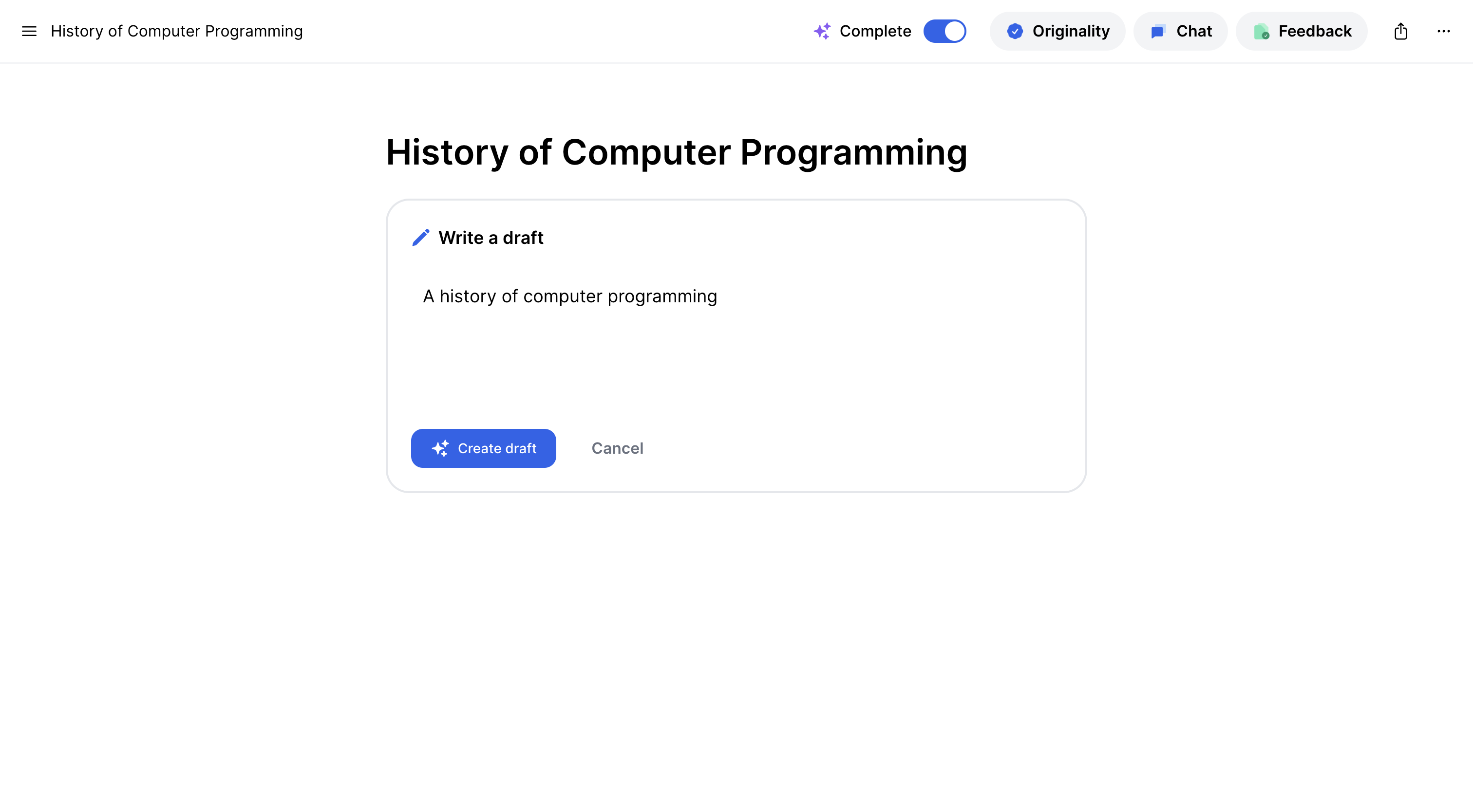 Notate — The AI assistant that writes with you.